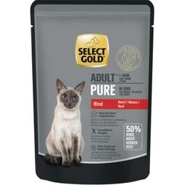 SELECT GOLD Adult Pure in So&szlig;e Rind 48x85 g