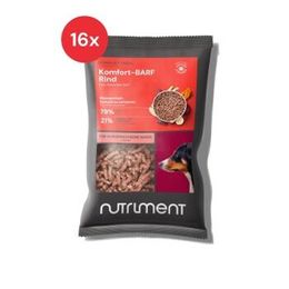 Nutriment Komfort-BARF Men&uuml; Rind, K&uuml;rbis & Chicor&eacute;e 16x1 kg