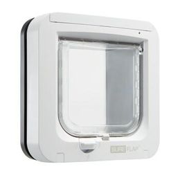 SUREFLAP Mikrochip Katzenklappe Grau/Weiss