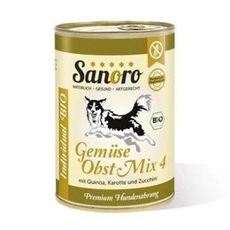 Sanoro BIO Gem&uuml;se-Obst-Mix 4 mit Bio-Quinoa 12x400g