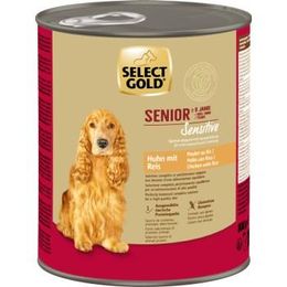 SELECT GOLD Sensitive Senior Huhn und Reis 24x800 g