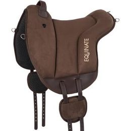 Equinate Reitpad Hamilton aus synthetischem Wildleder braun S