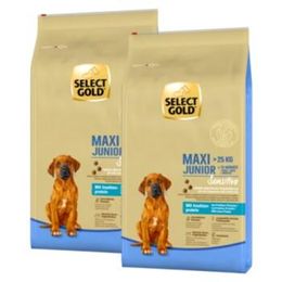 SELECT GOLD Sensitive Maxi Junior mit Insekten-Protein-Mischung 2x12 kg