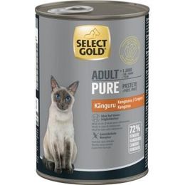 SELECT GOLD Pure Adult Pat&eacute; K&auml;nguru 24x400 g