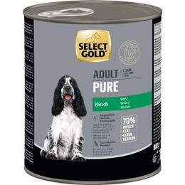 SELECT GOLD Pure Adult Hirsch 24x800 g