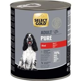SELECT GOLD Pure Adult Rind 6x800 g