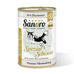 Sanoro Spezial Schwein mit BIO-Gem&uuml;se 12x400g