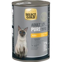 SELECT GOLD Pure Adult Pat&eacute; Huhn 24x400 g