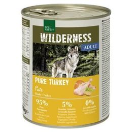 REAL NATURE WILDERNESS Nassfutter Hund, Adult, Pure Turkey 12x800 g