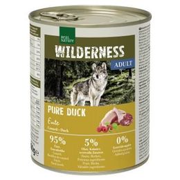 REAL NATURE WILDERNESS Nassfutter Hund, Adult, Pure Duck 6x800 g
