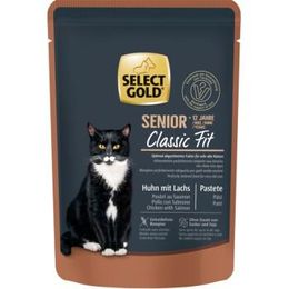 SELECT GOLD Senior +12 Huhn mit Lachs 24x85 g