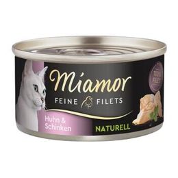 Miamor Feine Filets Naturelle Huhn und Schinken 96x80 g