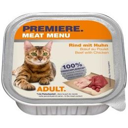 Premiere Meat Menu Adult Rind und Huhn 64x100 g