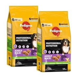 Pedigree Professional Nutrition Adult Maxi >25kg mit Gefl&uuml;gel und Gem&uuml;se 2x12 kg