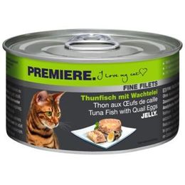 Premiere Fine Filets Thunfisch mit Wachtelei 48x100 g