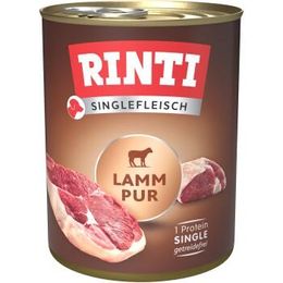 Rinti Singlefleisch Lamm pur 24x800 g