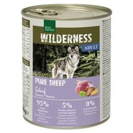 REAL NATURE WILDERNESS Nassfutter Hund, Adult, Pure Sheep, Schaf 12x800 g