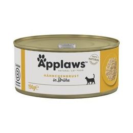 Applaws Nassfutter Katze Adult in Br&uuml;he H&uuml;hnerbrust 48x156 g