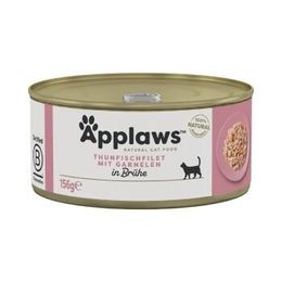 Applaws Nassfutter Katze Adult in Br&uuml;he Thunfisch mit Garnelen 24x156 g