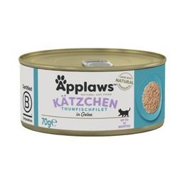 Applaws Nassfutter Kitten in Gelee Thunfisch 48x70 g