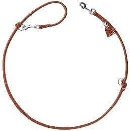 Hunter Verstellbare F&uuml;hrleine Round & Soft M&uuml;nchen cognac XS-S