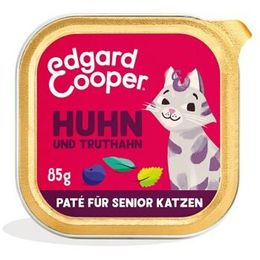 Edgard & Cooper Nassfutter Katze Senior Pat&eacute; Truthahn und Huhn 32x85 g