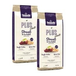 Bosch Plus Strau&szlig; & Kartoffel 2x12,5 kg