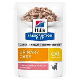 Hill's Hill's Prescription Diet c/d Multicare Urinary Care Lachs 24x85 g