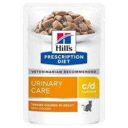 Hill's Hill's Prescription Diet c/d Multicare Urinary Care Gefl&uuml;gel 48x85 g