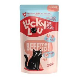 Lucky Lou Nassfutter Katze Adult Gefl&uuml;gel und Rind 16x125 g