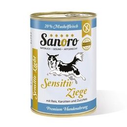 Sanoro Sensitiv Ziege mit BIO-Gem&uuml;se 12x400g