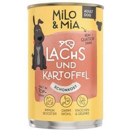 Milo & Mia Lachs & Kartoffel 24x400 g