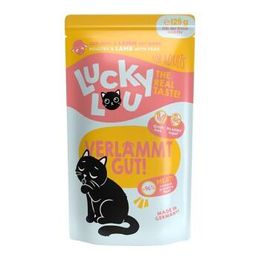 Lucky Lou Nassfutter Katze Adult Gefl&uuml;gel und Lamm 16x125 g