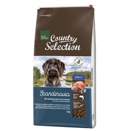 REAL NATURE Country Selection Trockenfutter Hund, Adult, Scandinavia, Lachs und Rentier 12 kg