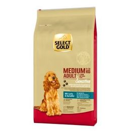 SELECT GOLD Sensitive Trockenfutter Hund Adult Medium Lachs und Kartoffel 12 kg
