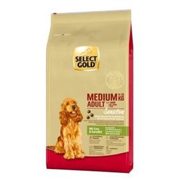 SELECT GOLD Sensitive Trockenfutter Hund Adult Medium Ente und Kartoffel 12 kg