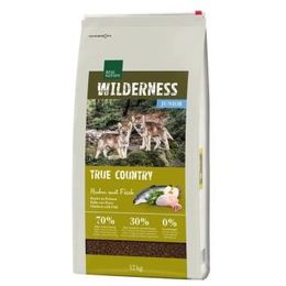 REAL NATURE WILDERNESS Trockenfutter Hund, Junior, True Country Huhn mit Fisch 12 kg