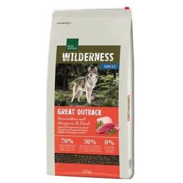 REAL NATURE WILDERNESS Trockenfutter Hund, Adult, Great Outback Kaninchen, K&auml;nguru und Rind 12 kg