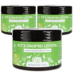 Wolfsbacher Natur Kot & Grasfrei Leckerli 3x