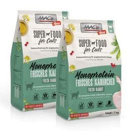 Mac's MAC's Cat Mono Trockenfutter Katze Adult Kaninchen 2x7 kg