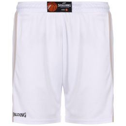 Spalding Sporthose 'Jam' Damen Gr&ouml;&szlig;e XL dunkelbeige / schwarz / wei&szlig;