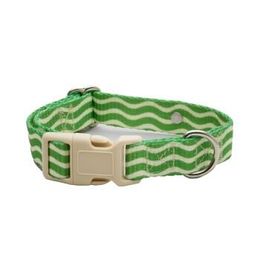 Barkalot Hundehalsband Recyceltes Polyester beige /gr&uuml;n M