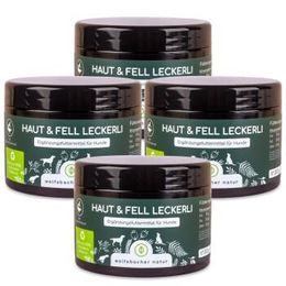 Wolfsbacher Natur Haut & Fell Leckerli 4x