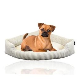 Rohrschneider &reg; XXL Eck-Hundebett f&uuml;r gro&szlig;e Hunde aus Cord L