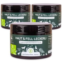Wolfsbacher Natur Haut & Fell Leckerli 3x