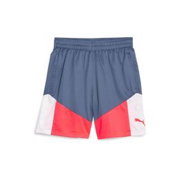 Puma Sportshorts 'IndividualCUP' Herren Gr&ouml;&szlig;e L taubenblau / hellrot / wei&szlig;