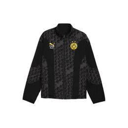 PUMA Sportjacke 'Borussia Dortmund' Herren Gr&ouml;&szlig;e S gelb / dunkelgrau / schwarz / wei&szlig;