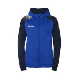 Kempa Sportsweatjacke 'Ambition 28' Damen Gr&ouml;&szlig;e XL blau / schwarz / wei&szlig;