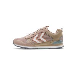Hummel Sneaker 'Fallon' Damen Gr&ouml;&szlig;e 36 dunkelbeige / grau / orange / wei&szlig;
