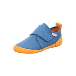 Superfit Hausschuh 'VENTI' Jungen Gr&ouml;&szlig;e 29 blue denim / neonorange